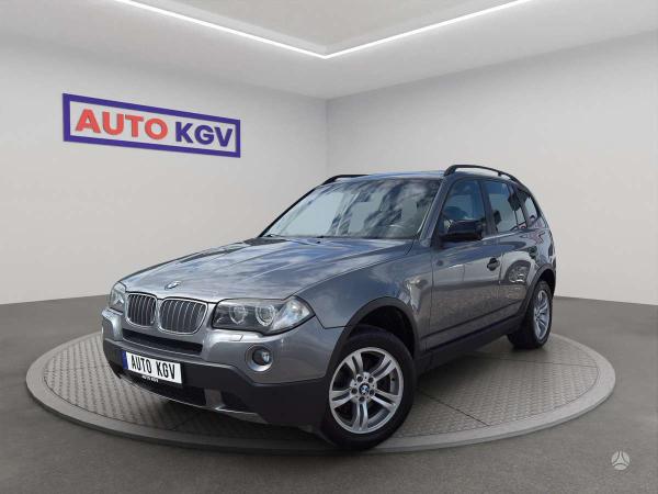 Grey BMW X3 2008 in Kaunas, with an engine capacity of 2.00 L and mileage of 280 thousand km for 5499 €, photo 1 on AUTOMOTO.COM.LV