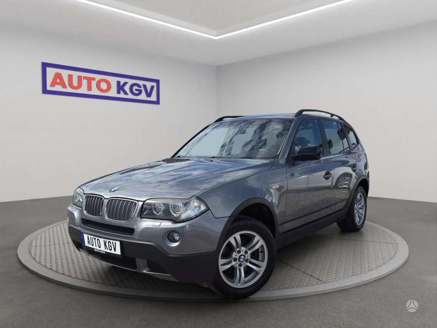 Pelēks BMW X3 2008 Kauņa, ar dzinēja tilpumu 2.00 L un nobraukumu 280 tūkst. km par 5499 €, foto 1 vietnē AUTOMOTO.COM.LV