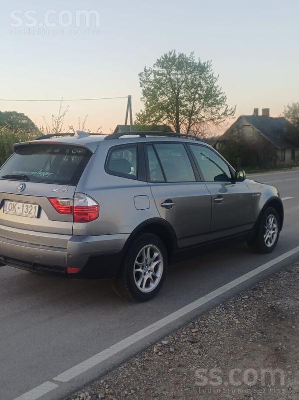 Grey BMW X3 2008 in Talsi, with an engine capacity of 2.00 L and mileage of 235 thousand km for 5600 €, photo 3 on AUTOMOTO.COM.LV