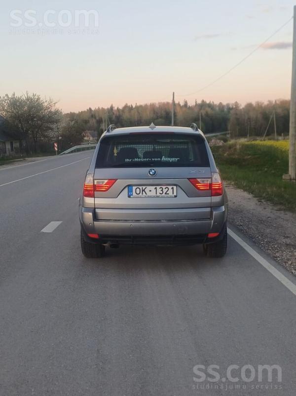 Grey BMW X3 2008 in Talsi, with an engine capacity of 2.00 L and mileage of 235 thousand km for 5600 €, photo 4 on AUTOMOTO.COM.LV