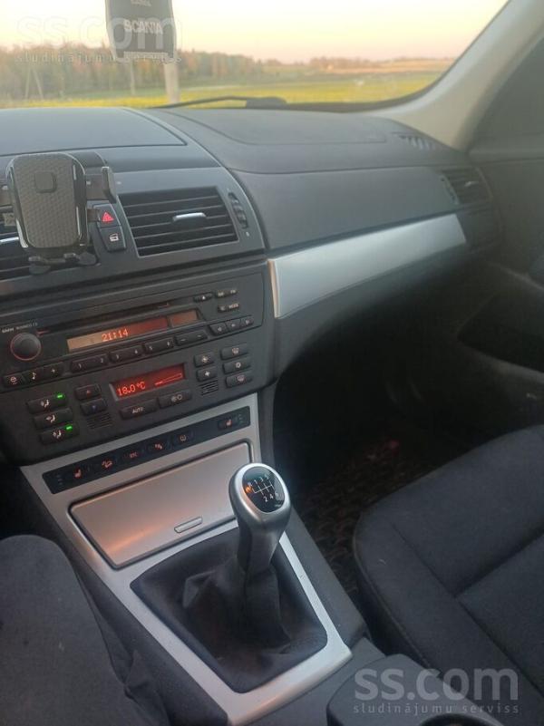 Grey BMW X3 2008 in Talsi, with an engine capacity of 2.00 L and mileage of 235 thousand km for 5600 €, photo 5 on AUTOMOTO.COM.LV