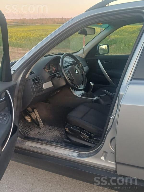 Grey BMW X3 2008 in Talsi, with an engine capacity of 2.00 L and mileage of 235 thousand km for 5600 €, photo 6 on AUTOMOTO.COM.LV