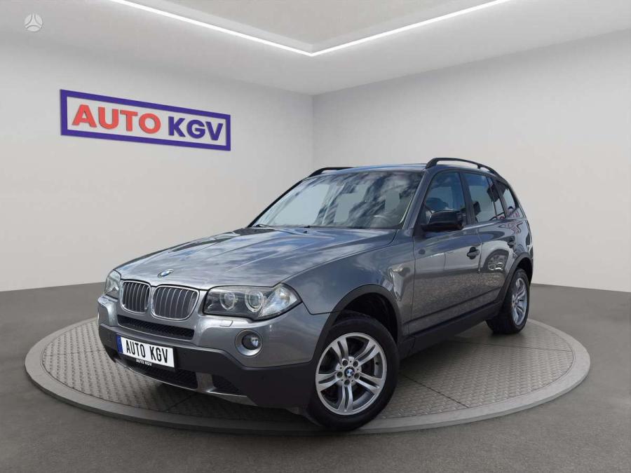 Grey BMW X3 2008 in Kaunas, with an engine capacity of 2.00 L and mileage of 280 thousand km for 5499 €, photo 1 on AUTOMOTO.COM.LV