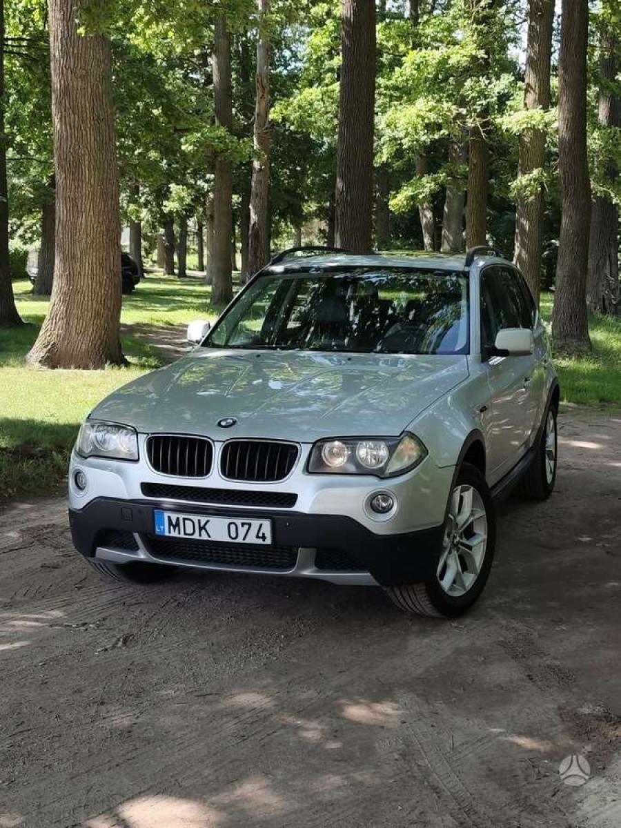 Pelēks BMW X3 2008 Kėdainiai, ar dzinēja tilpumu 2.00 L un nobraukumu 372 tūkst. km par 5200 €, foto 1 vietnē AUTOMOTO.COM.LV