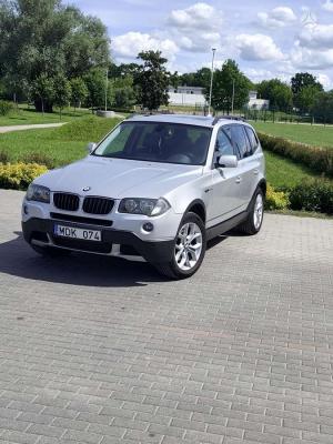Pelēks BMW X3 2008 Kėdainiai, ar dzinēja tilpumu 2.00 L un nobraukumu 372 tūkst. km par 5200 €, foto 3 vietnē AUTOMOTO.COM.LV