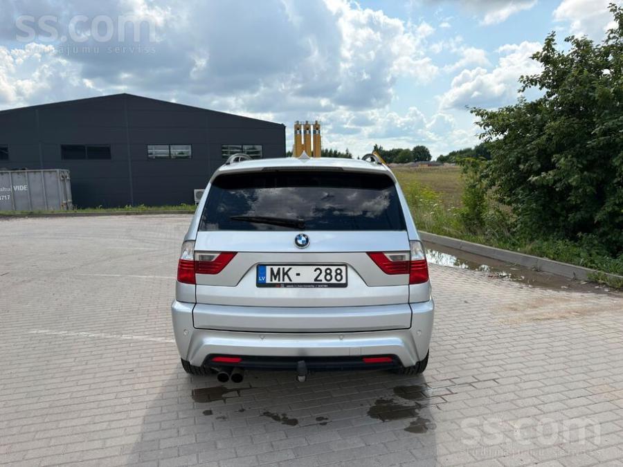 Pelēks BMW X3 2008 Saldus, ar dzinēja tilpumu 3.00 L un nobraukumu 377 tūkst. km par 5500 €, foto 6 vietnē AUTOMOTO.COM.LV
