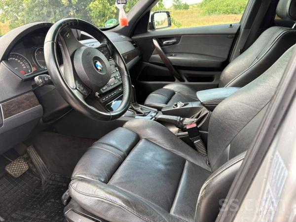 Pelēks BMW X3 2008 Saldus, ar dzinēja tilpumu 3.00 L un nobraukumu 377 tūkst. km par 5500 €, foto 7 vietnē AUTOMOTO.COM.LV