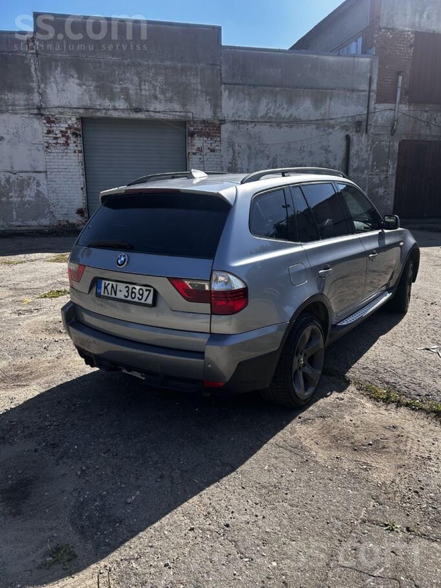 Pelēks BMW X3 2008 Jēkabpils, ar dzinēja tilpumu 3.00 L un nobraukumu 0 tūkst. km par 5500 €, foto 3 vietnē AUTOMOTO.COM.LV