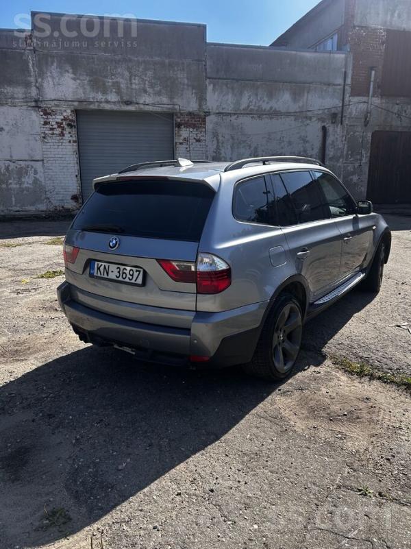 Pelēks BMW X3 2008 Jēkabpils, ar dzinēja tilpumu 3.00 L un nobraukumu 0 tūkst. km par 5500 €, foto 2 vietnē AUTOMOTO.COM.LV