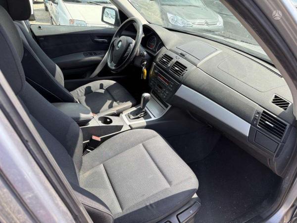 Grey BMW X3 2008 in Siauliai, with an engine capacity of 2.00 L and mileage of 192 thousand km for 3650 €, photo 8 on AUTOMOTO.COM.LV