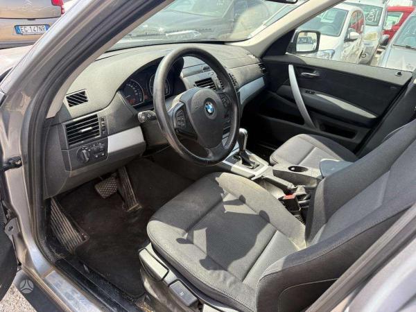 Grey BMW X3 2008 in Siauliai, with an engine capacity of 2.00 L and mileage of 192 thousand km for 3650 €, photo 9 on AUTOMOTO.COM.LV