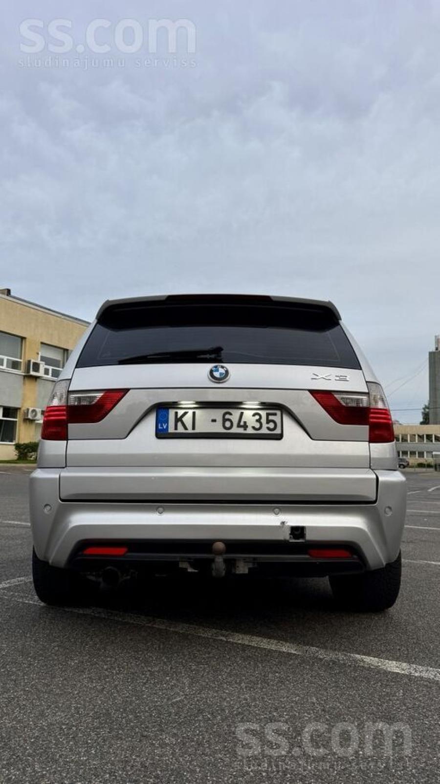 Pelēks BMW X3 2008 Rīga, ar dzinēja tilpumu 2.00 L un nobraukumu 248 tūkst. km par 5150 €, foto 4 vietnē AUTOMOTO.COM.LV