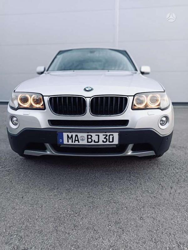 Pelēks BMW X3 2008 Utena, ar dzinēja tilpumu 2.00 L un nobraukumu 173 tūkst. km par 6650 €, foto 1 vietnē AUTOMOTO.COM.LV