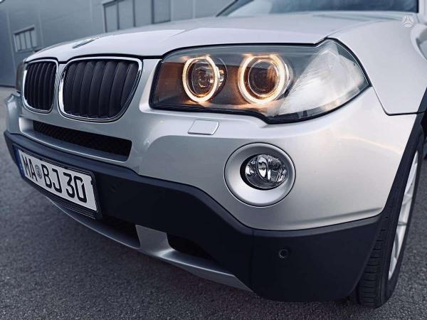 Pelēks BMW X3 2008 Utena, ar dzinēja tilpumu 2.00 L un nobraukumu 173 tūkst. km par 6650 €, foto 3 vietnē AUTOMOTO.COM.LV