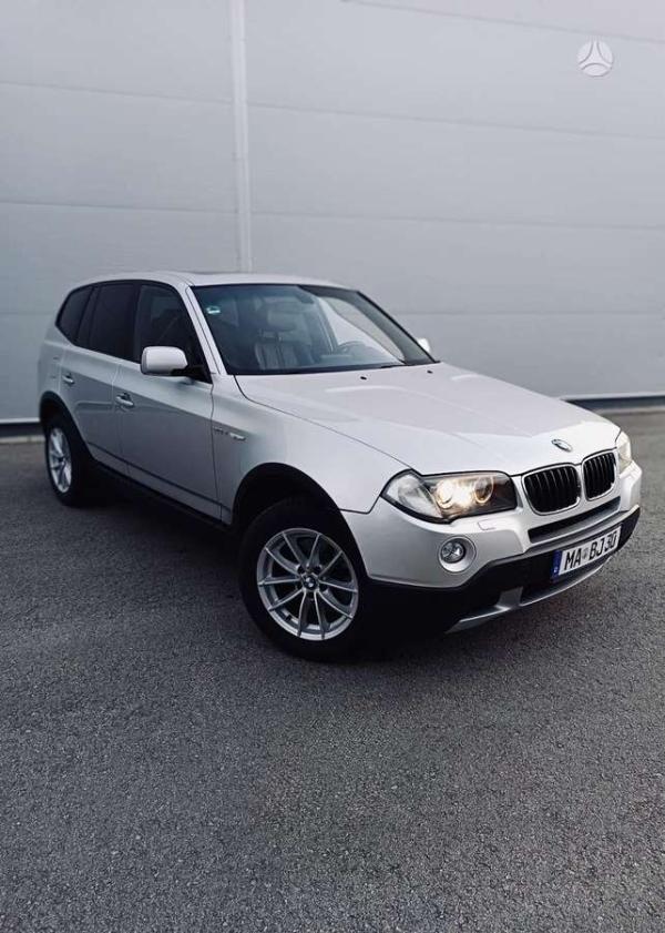 Pelēks BMW X3 2008 Utena, ar dzinēja tilpumu 2.00 L un nobraukumu 173 tūkst. km par 6650 €, foto 9 vietnē AUTOMOTO.COM.LV