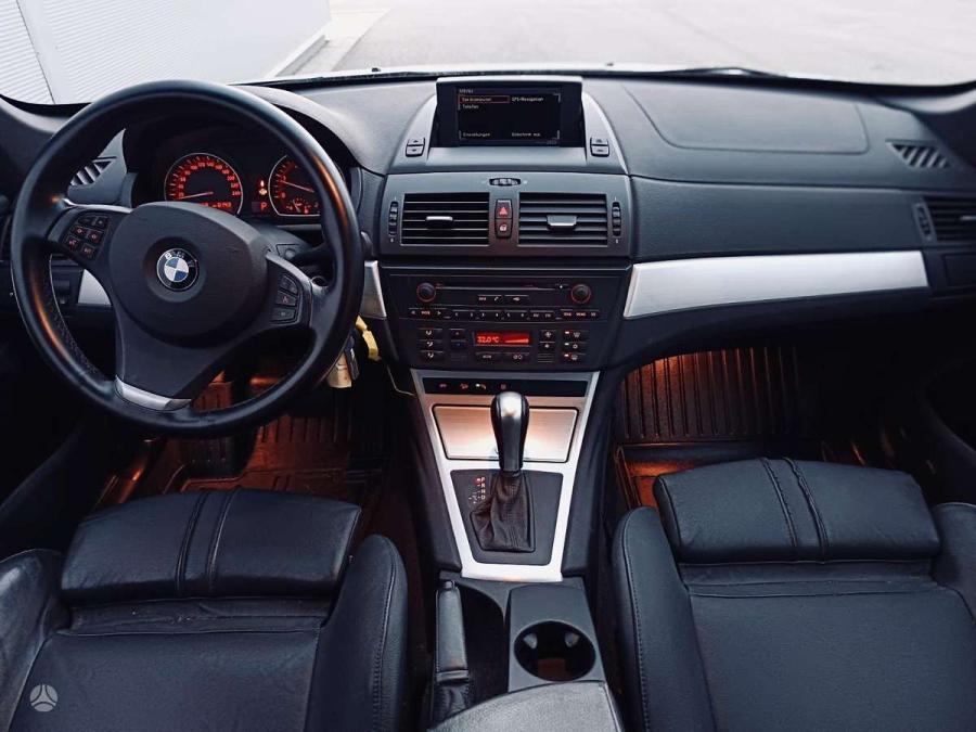 Pelēks BMW X3 2008 Utena, ar dzinēja tilpumu 2.00 L un nobraukumu 173 tūkst. km par 6650 €, foto 19 vietnē AUTOMOTO.COM.LV
