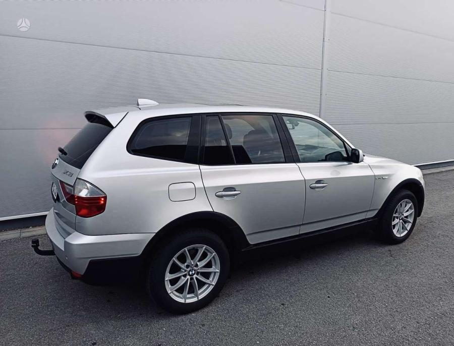 Pelēks BMW X3 2008 Utena, ar dzinēja tilpumu 2.00 L un nobraukumu 173 tūkst. km par 6650 €, foto 22 vietnē AUTOMOTO.COM.LV