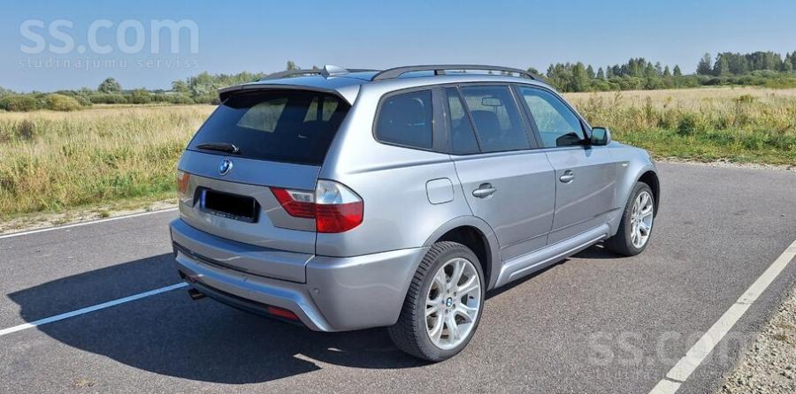 Grey BMW X3 2008 in Bauska, with an engine capacity of 2.00 L and mileage of 278 thousand km for 4999 €, photo 6 on AUTOMOTO.COM.LV