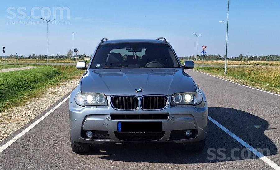 Grey BMW X3 2008 in Bauska, with an engine capacity of 2.00 L and mileage of 278 thousand km for 4999 €, photo 9 on AUTOMOTO.COM.LV