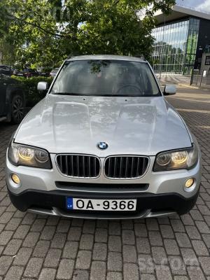 Grey BMW X3 2008 in Jelgava, with an engine capacity of 2.00 L and mileage of 323 thousand km for 3700 €, photo  on AUTOMOTO.COM.LV