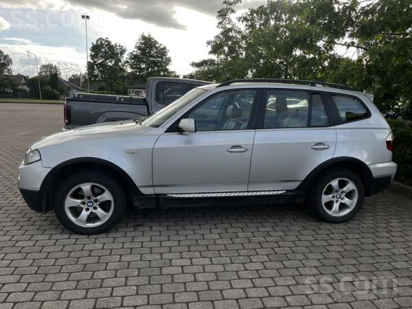 Grey BMW X3 2008 in Jelgava, with an engine capacity of 2.00 L and mileage of 323 thousand km for 3700 €, photo 4 on AUTOMOTO.COM.LV