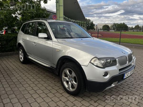 Grey BMW X3 2008 in Jelgava, with an engine capacity of 2.00 L and mileage of 323 thousand km for 3700 €, photo 7 on AUTOMOTO.COM.LV