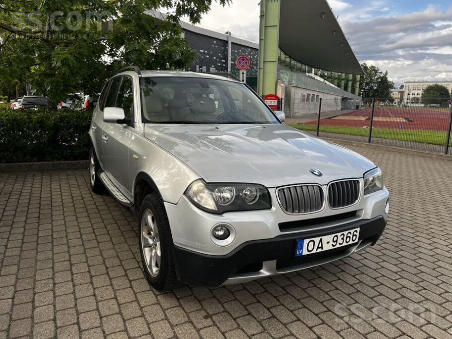 Grey BMW X3 2008 in Jelgava, with an engine capacity of 2.00 L and mileage of 323 thousand km for 3700 €, photo 8 on AUTOMOTO.COM.LV