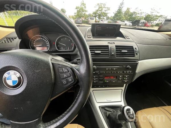Grey BMW X3 2008 in Jelgava, with an engine capacity of 2.00 L and mileage of 323 thousand km for 3700 €, photo 11 on AUTOMOTO.COM.LV