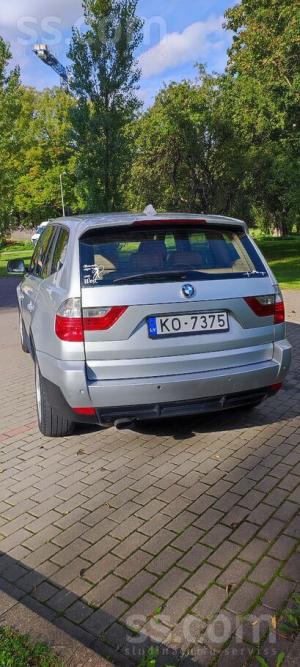 Pelēks BMW X3 2008 Rīga, ar dzinēja tilpumu 2.00 L un nobraukumu 290 tūkst. km par 4200 €, foto 3 vietnē AUTOMOTO.COM.LV