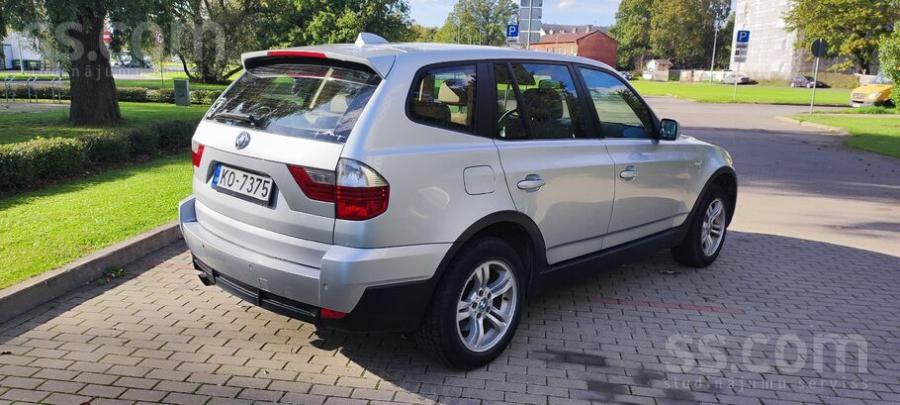 Pelēks BMW X3 2008 Rīga, ar dzinēja tilpumu 2.00 L un nobraukumu 290 tūkst. km par 4200 €, foto 4 vietnē AUTOMOTO.COM.LV