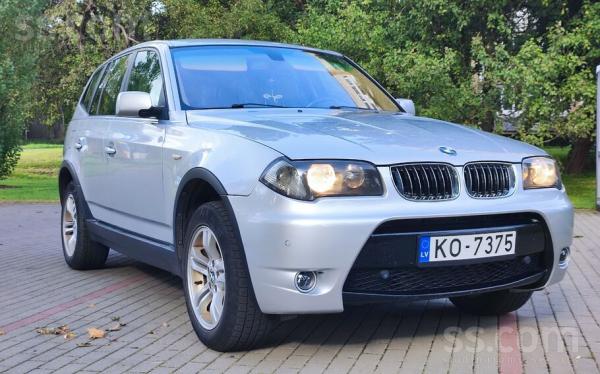 Grey BMW X3 2008 in Riga, with an engine capacity of 2.00 L and mileage of 290 thousand km for 4200 €, photo 7 on AUTOMOTO.COM.LV