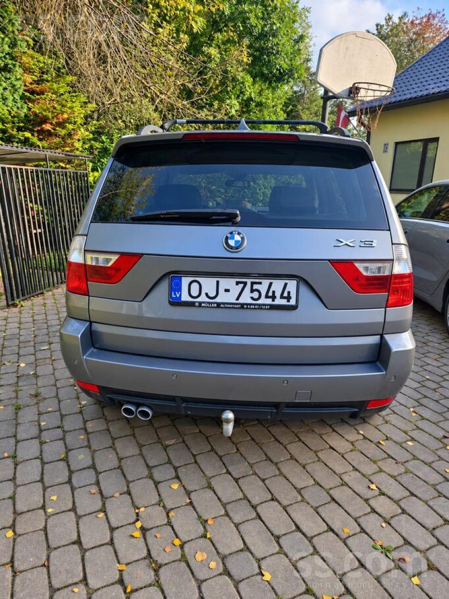 Pelēks BMW X3 2008 Rīga, ar dzinēja tilpumu 3.00 L un nobraukumu 289 tūkst. km par 5300 €, foto 6 vietnē AUTOMOTO.COM.LV
