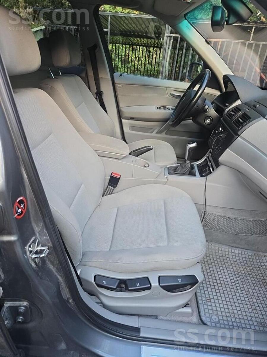 Pelēks BMW X3 2008 Rīga, ar dzinēja tilpumu 3.00 L un nobraukumu 289 tūkst. km par 5300 €, foto 8 vietnē AUTOMOTO.COM.LV