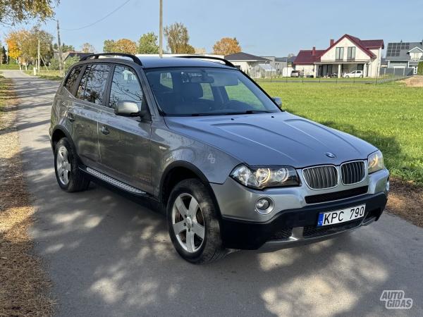 Pelēks BMW X3 2008 Šauļi, ar dzinēja tilpumu 3.00 L un nobraukumu 192 tūkst. km par 3200 €, foto 1 vietnē AUTOMOTO.COM.LV