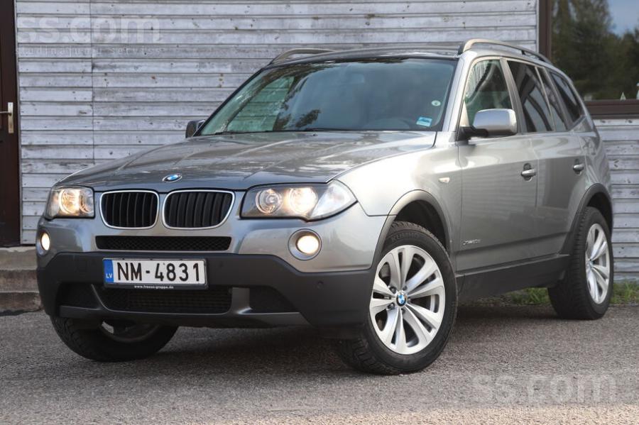 Grey BMW X3 2009 in Valmiera, with an engine capacity of 2.00 L and mileage of 0 thousand km for 5550 €, photo 1 on AUTOMOTO.COM.LV