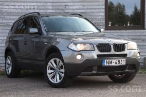 Grey BMW X3 2009 in Valmiera, with an engine capacity of 2.00 L and mileage of 0 thousand km for 5550 €, photo 2 on AUTOMOTO.COM.LV