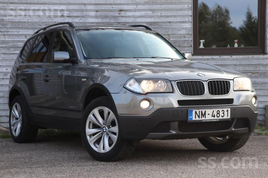 Grey BMW X3 2009 in Valmiera, with an engine capacity of 2.00 L and mileage of 0 thousand km for 5550 €, photo 2 on AUTOMOTO.COM.LV