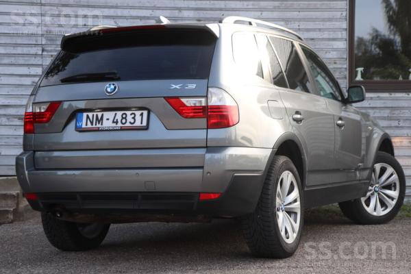 Grey BMW X3 2009 in Valmiera, with an engine capacity of 2.00 L and mileage of 0 thousand km for 5550 €, photo 3 on AUTOMOTO.COM.LV