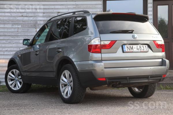 Grey BMW X3 2009 in Valmiera, with an engine capacity of 2.00 L and mileage of 0 thousand km for 5550 €, photo 4 on AUTOMOTO.COM.LV
