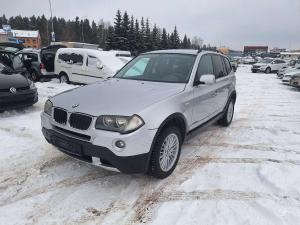 Grey BMW X3 2009 in Utena, with an engine capacity of 2.00 L and mileage of 198 thousand km for 4850 €, photo  on AUTOMOTO.COM.LV