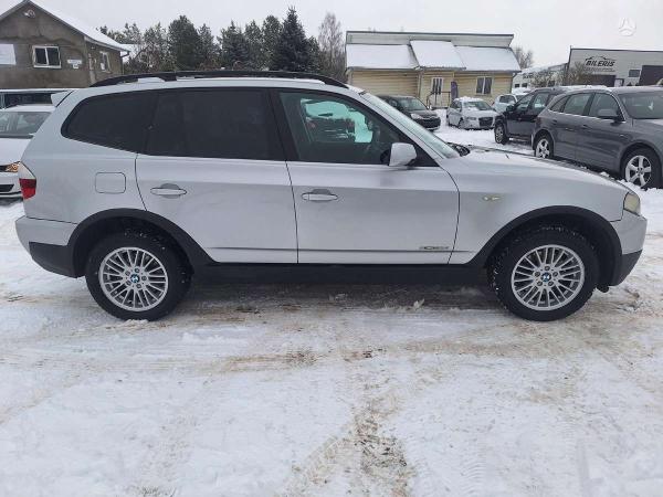 Grey BMW X3 2009 in Utena, with an engine capacity of 2.00 L and mileage of 198 thousand km for 4850 €, photo 3 on AUTOMOTO.COM.LV