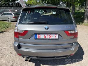 Pelēks BMW X3 2009 Rīga, ar dzinēja tilpumu 2.00 L un nobraukumu 161 tūkst. km par 5990 €, foto 5 vietnē AUTOMOTO.COM.LV