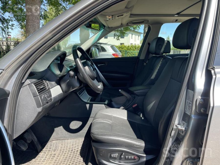 Pelēks BMW X3 2009 Rīga, ar dzinēja tilpumu 2.00 L un nobraukumu 161 tūkst. km par 5990 €, foto 12 vietnē AUTOMOTO.COM.LV