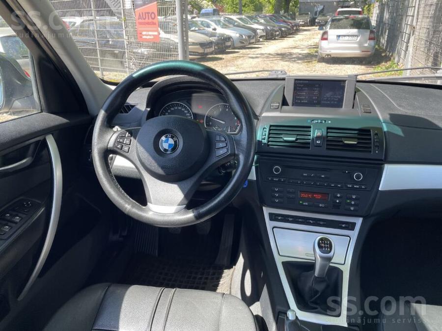 Pelēks BMW X3 2009 Rīga, ar dzinēja tilpumu 2.00 L un nobraukumu 161 tūkst. km par 5990 €, foto 22 vietnē AUTOMOTO.COM.LV