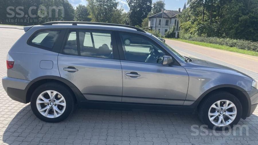 Grey BMW X3 2009 in Saldus, with an engine capacity of 2.00 L and mileage of 272 thousand km for 6090 €, photo 6 on AUTOMOTO.COM.LV