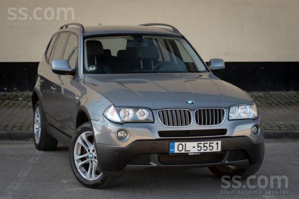 Pelēks BMW X3 2009 Talsi, ar dzinēja tilpumu 2.00 L un nobraukumu 280 tūkst. km par 6790 €, foto 1 vietnē AUTOMOTO.COM.LV