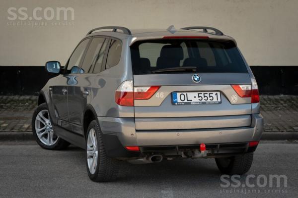 Pelēks BMW X3 2009 Talsi, ar dzinēja tilpumu 2.00 L un nobraukumu 280 tūkst. km par 6790 €, foto 4 vietnē AUTOMOTO.COM.LV
