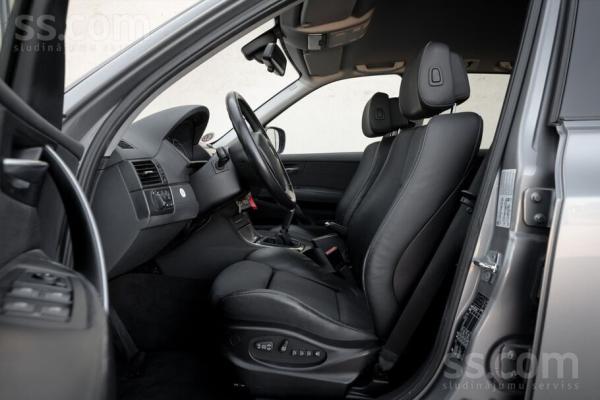 Pelēks BMW X3 2009 Talsi, ar dzinēja tilpumu 2.00 L un nobraukumu 280 tūkst. km par 6790 €, foto 9 vietnē AUTOMOTO.COM.LV