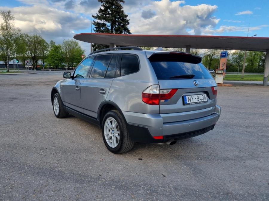 Grey BMW X3 2009 in Riga, with an engine capacity of 2.00 L and mileage of 226 thousand km for 7770 €, photo 8 on AUTOMOTO.COM.LV