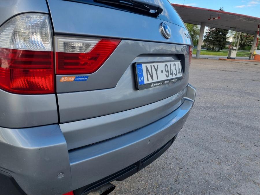 Grey BMW X3 2009 in Riga, with an engine capacity of 2.00 L and mileage of 226 thousand km for 7770 €, photo 11 on AUTOMOTO.COM.LV